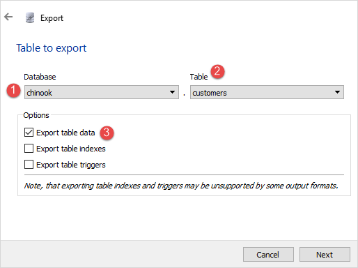 Export SQLite Database To A CSV File