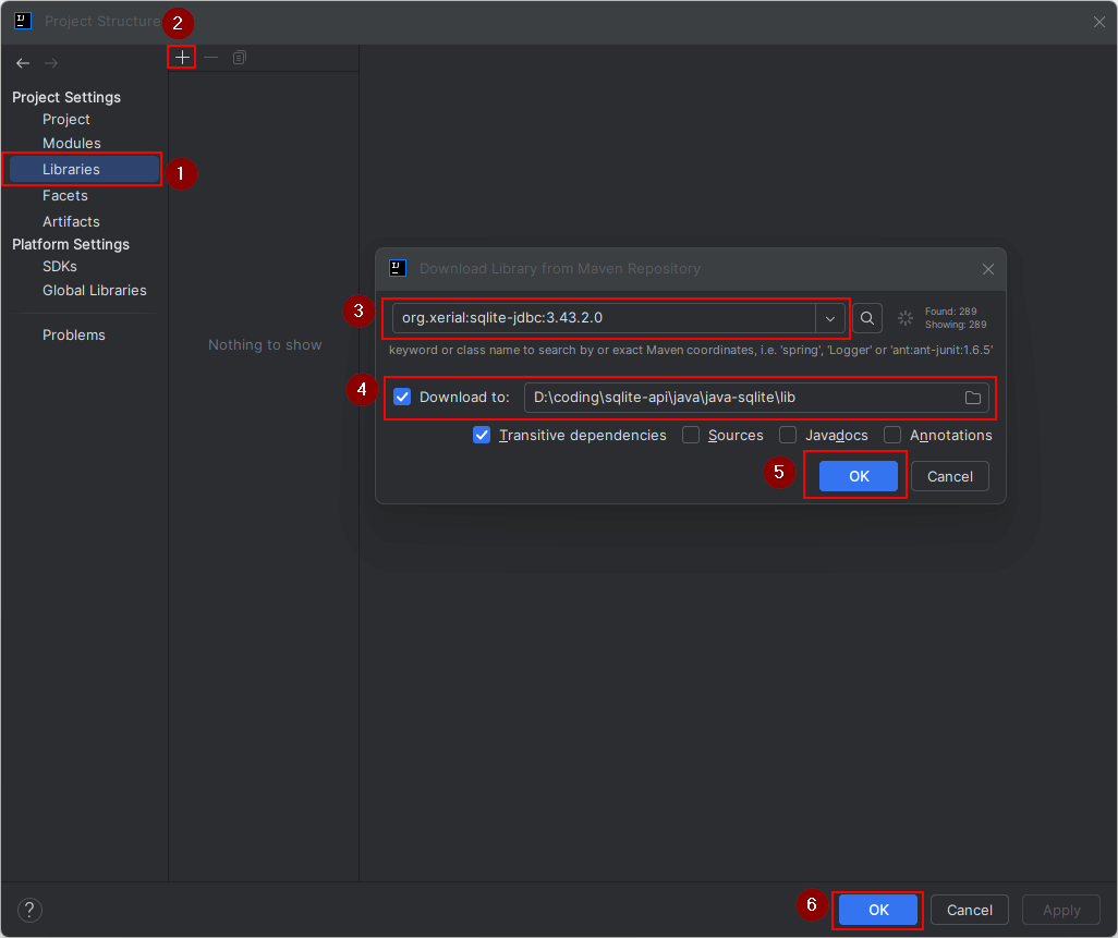 Sqlite Java Connect To A Sqlite Database Using Jdbc Driver 1821